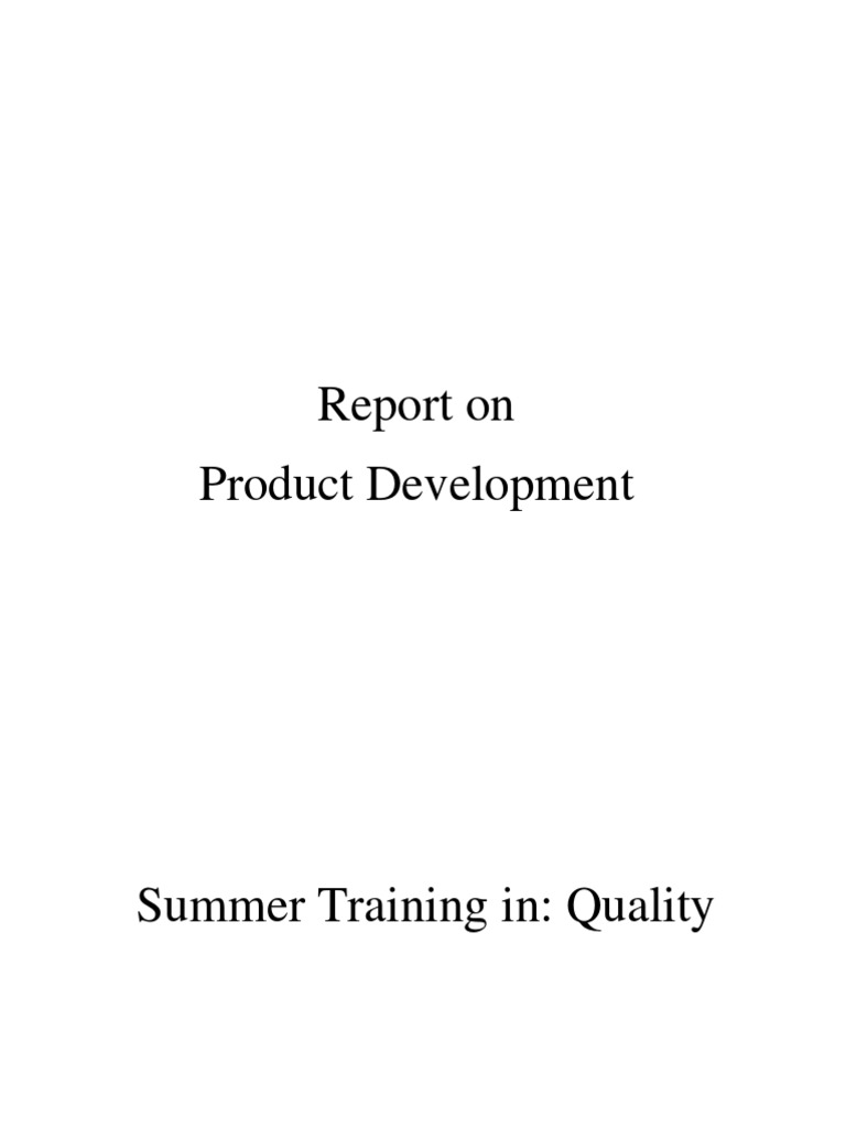 Product Development | PDF | New Product Development | Production And ...