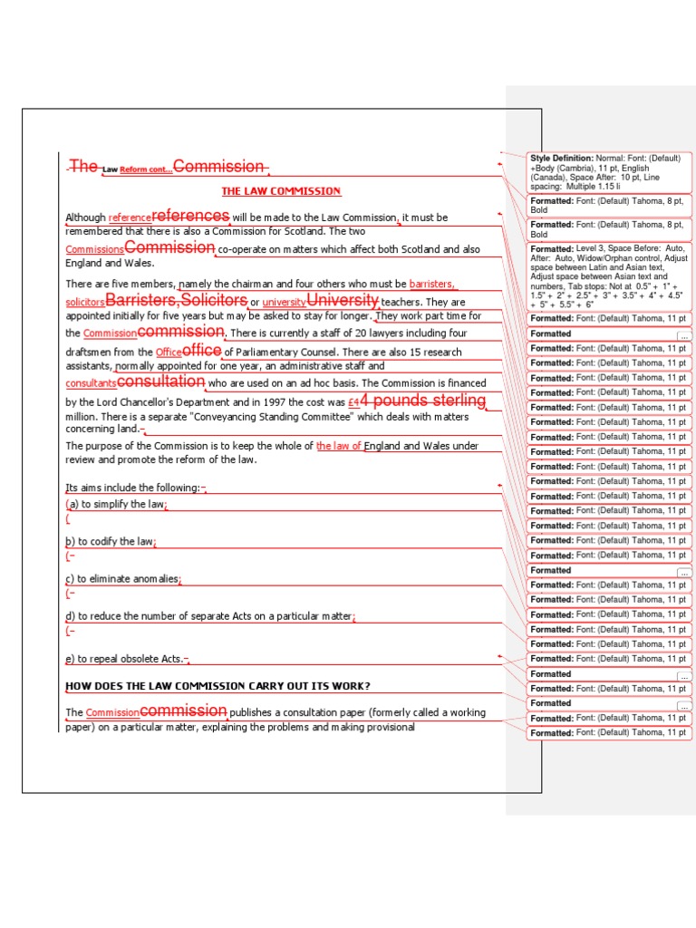 The Role and Impact of the Law Commission of England and Wales | PDF ...