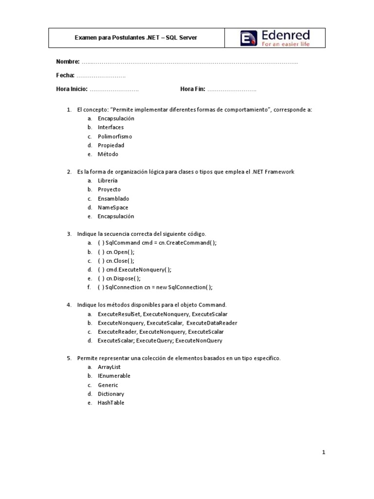 Examen Tecnico | PDF | Aplicación web | Servidor SQL de Microsoft