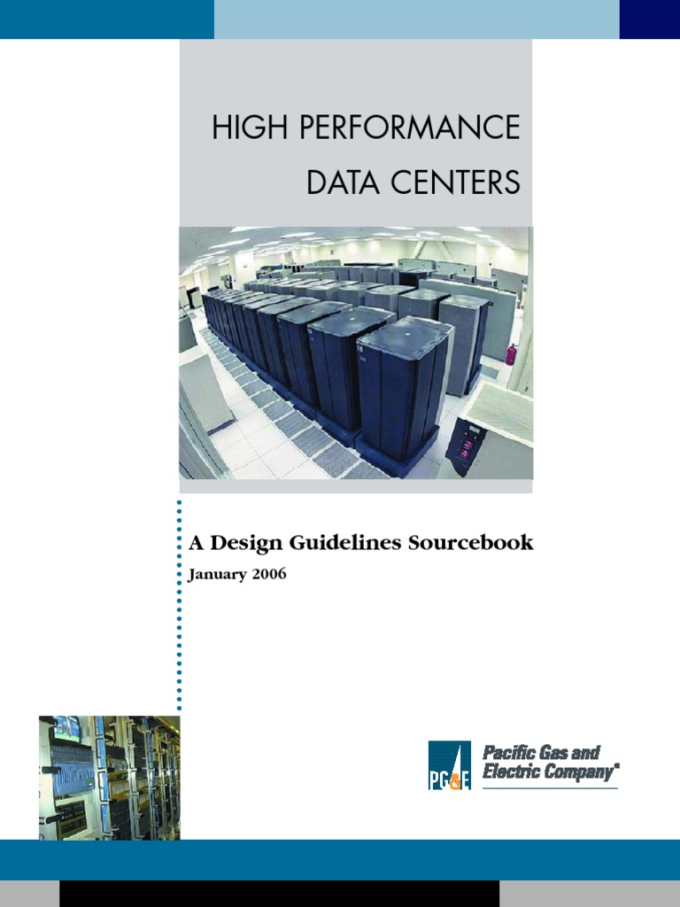 High Performance Data Centers: A Design Guidelines Sourcebook | PDF | Data Center | Air Conditioning