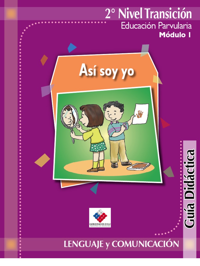 Guía Didáctica: Así Soy Yo | PDF | Escritura | Educación de la primera ...