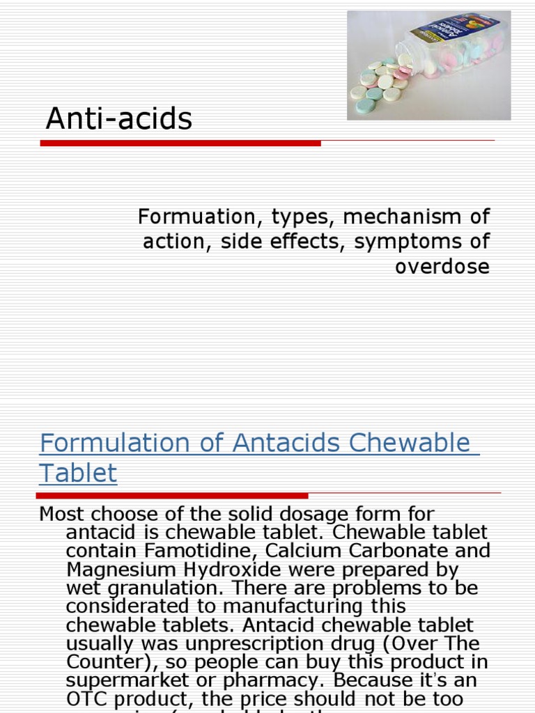 Anti-acids | Magnesium | Tablet (Pharmacy) | Free 30-day Trial | Scribd