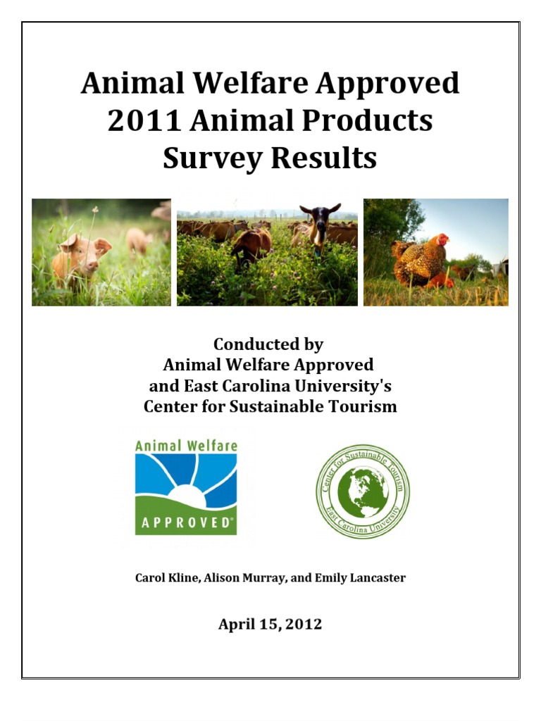 2011 Animal Products Survey | PDF | Meat | Grocery Store