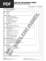 Cable Colour Code | PDF | Electrical Wiring | Electrical Components