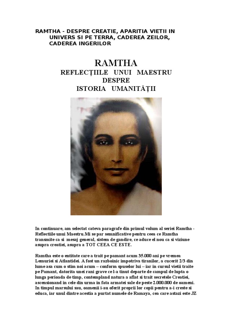 Ramtha | PDF