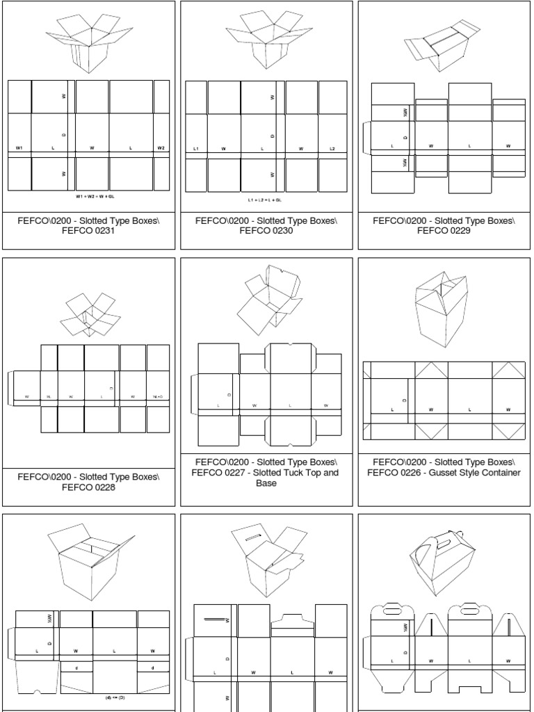 Catalog FEFCO | PDF | Manufactured Goods | Equipment
