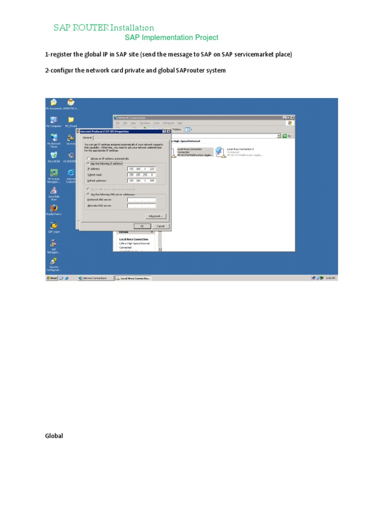 Saprouter Installation New11239781885 | PDF
