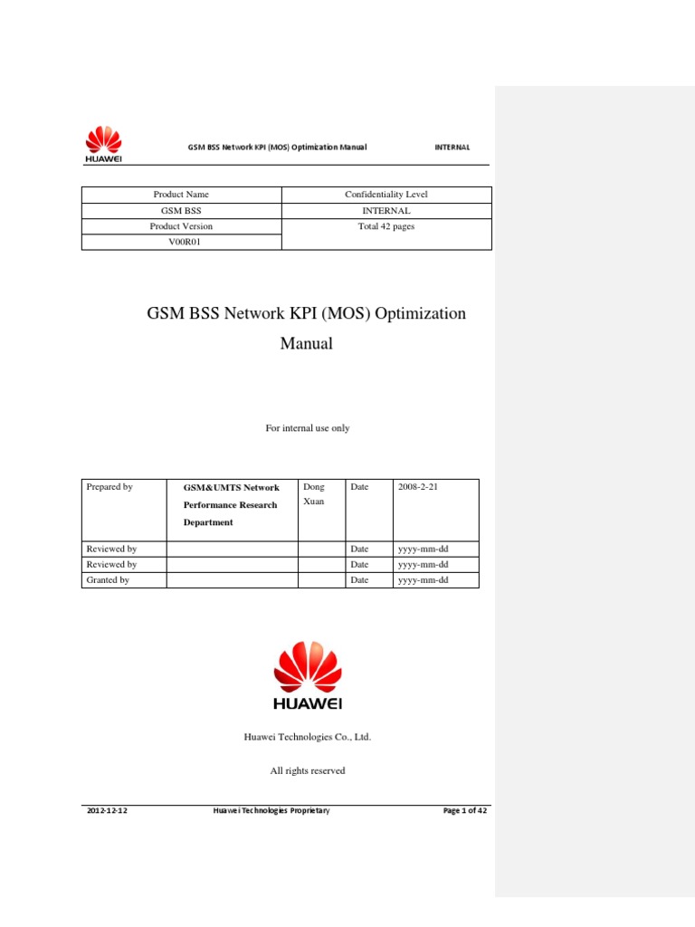 GSM Huawei | PDF | Codec | Cellular Network