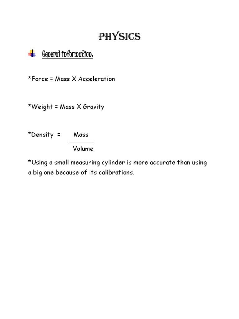 Physics Basics for Students | PDF | Art | Science & Mathematics