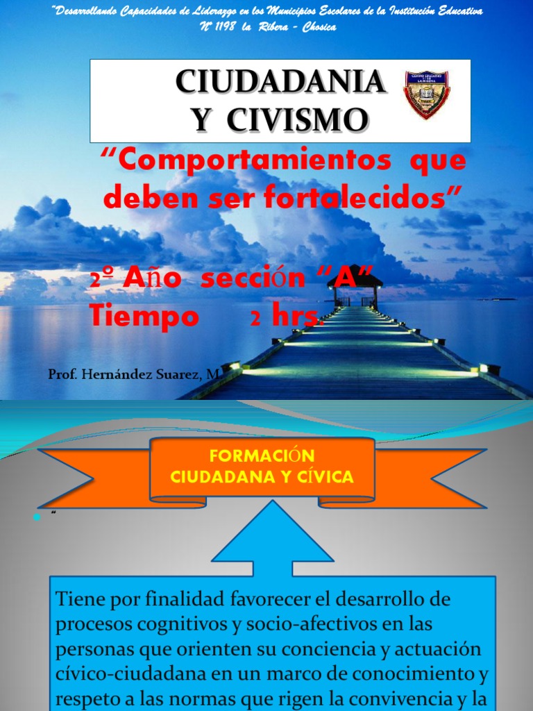 Formación en Ciudadanía y Civismo | PDF | Ciudadanía | Democracia