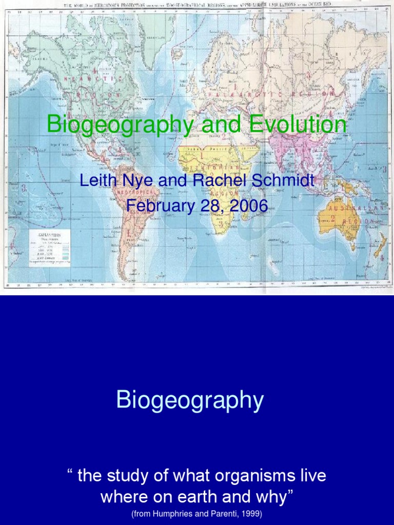 Bio Geography Evolution | PDF | Biogeography | On The Origin Of Species