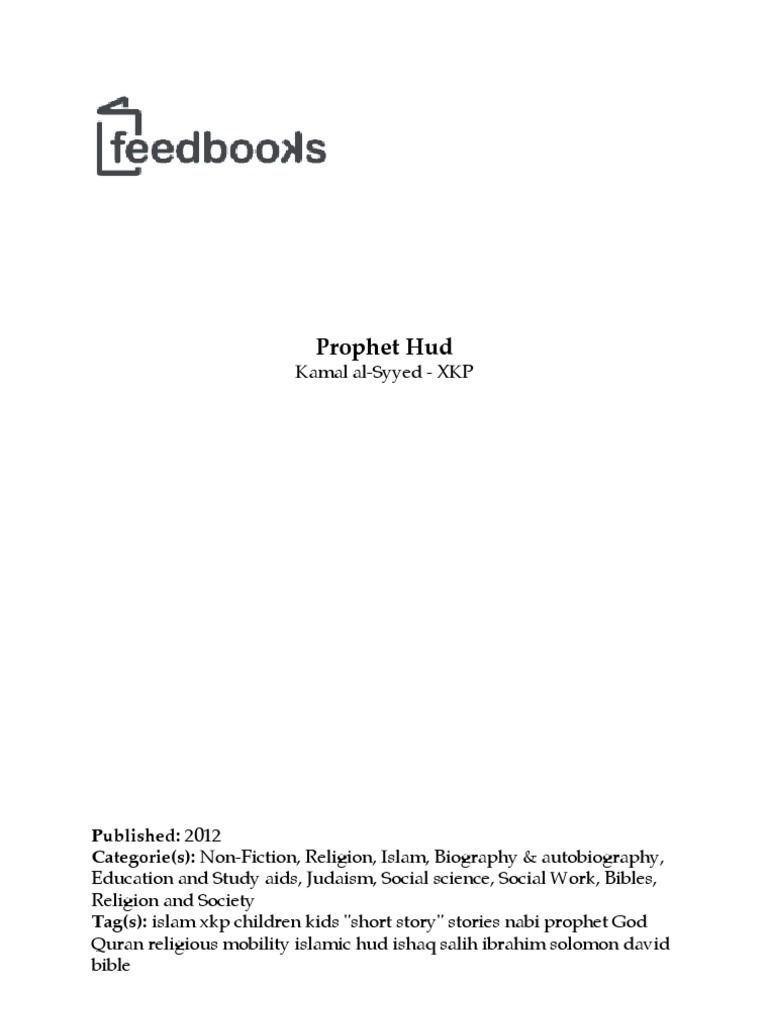 Prophet Hud (Hood) | PDF | Abrahamic Religions | Religious Belief And ...