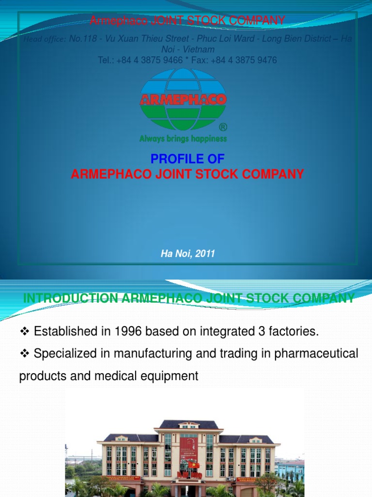 Armephaco Joint Stock Company | Download Free PDF | Warehouse | Vietnam