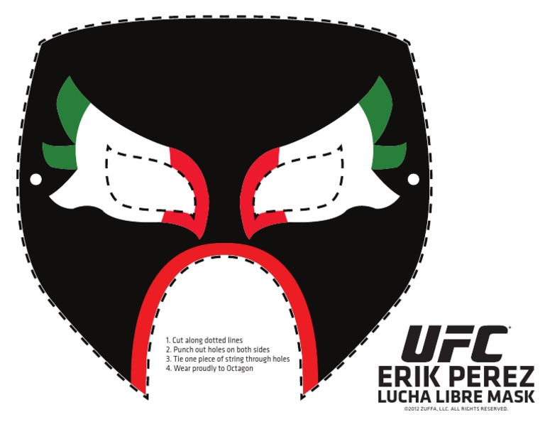UFC Goyito Power Cut Out Mask | PDF