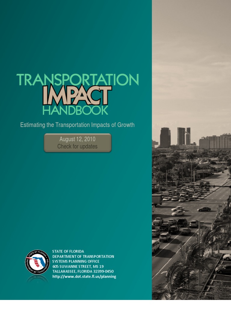 Transportation Impact Handbook 2010 | PDF | Transport | Public Transport