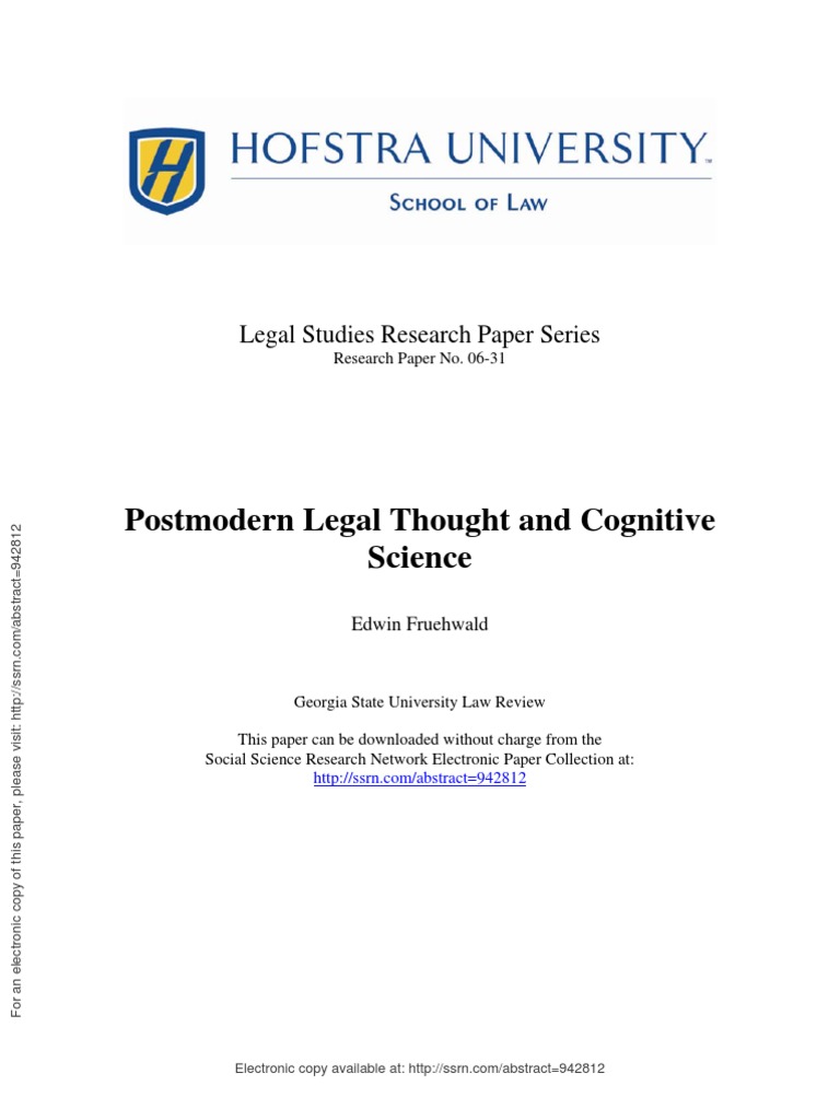 Legal Thought | PDF | Pragmatism | Relativism