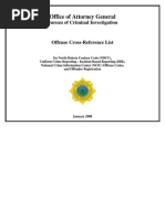 Uniform Offense Codes Overview | PDF | Burglary | Bribery