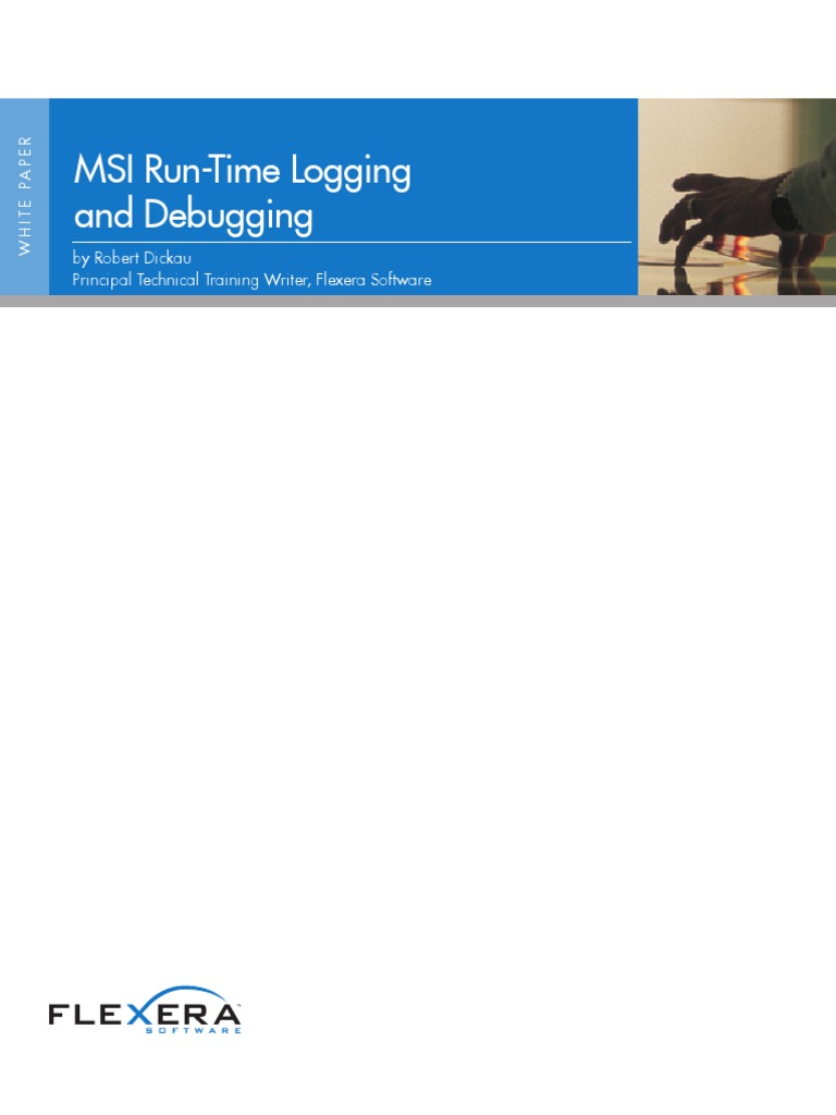 InstallShield White Paper RunTime Logging | PDF | Installation ... InstallShield White Paper RunTime Logging | PDF | Installation ...