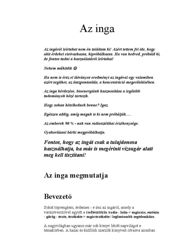 Az Inga | PDF