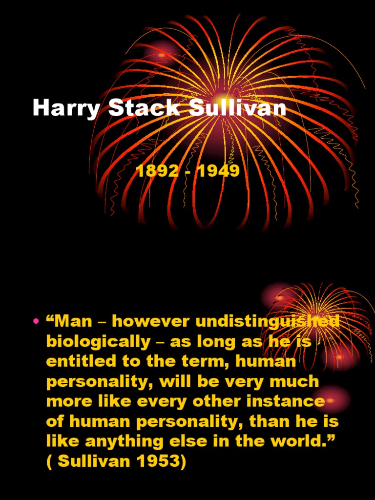 harry stack sullivan | Psychiatry | Perception