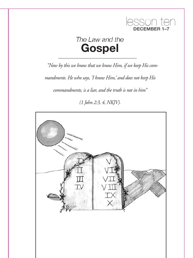 2012 Sabbath School Quarterly - Quarter 4 - Lesson 10 | Sin | The Gospel