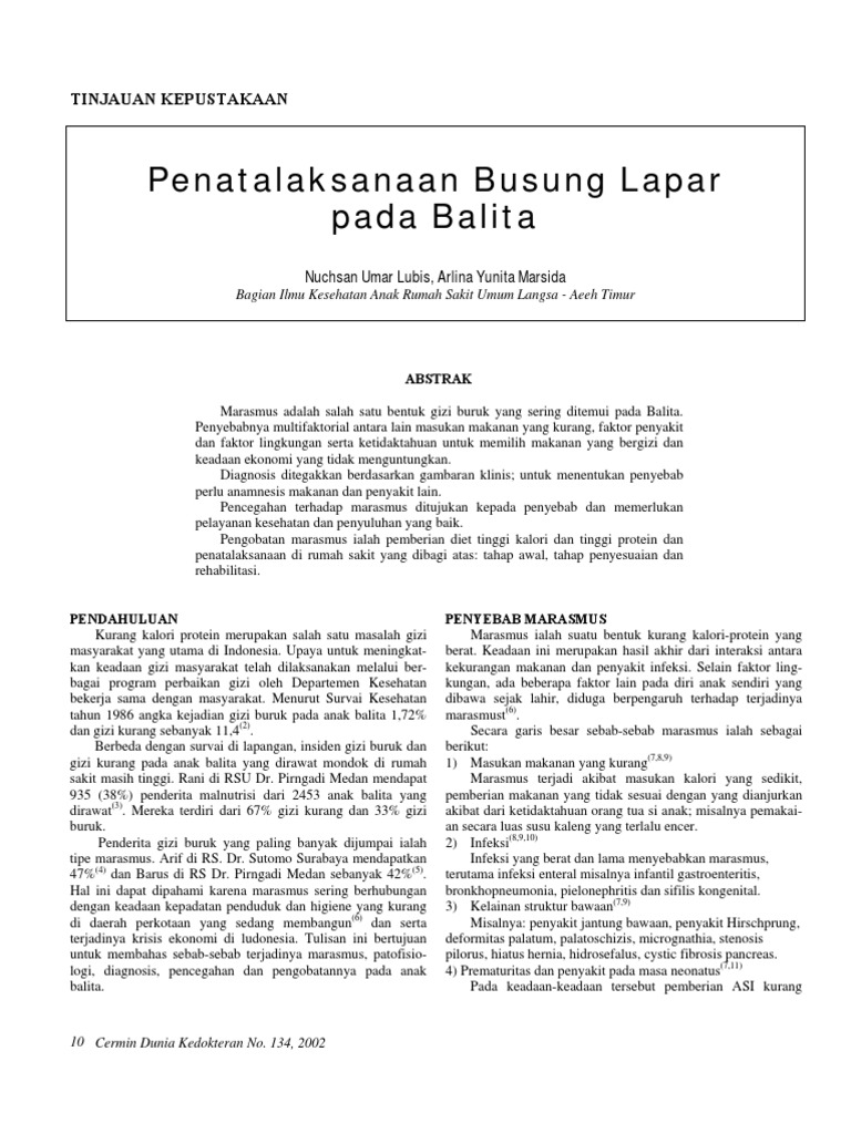 Busung Lapar | PDF