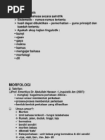 Nota Ringkas Morfologi SPM | PDF