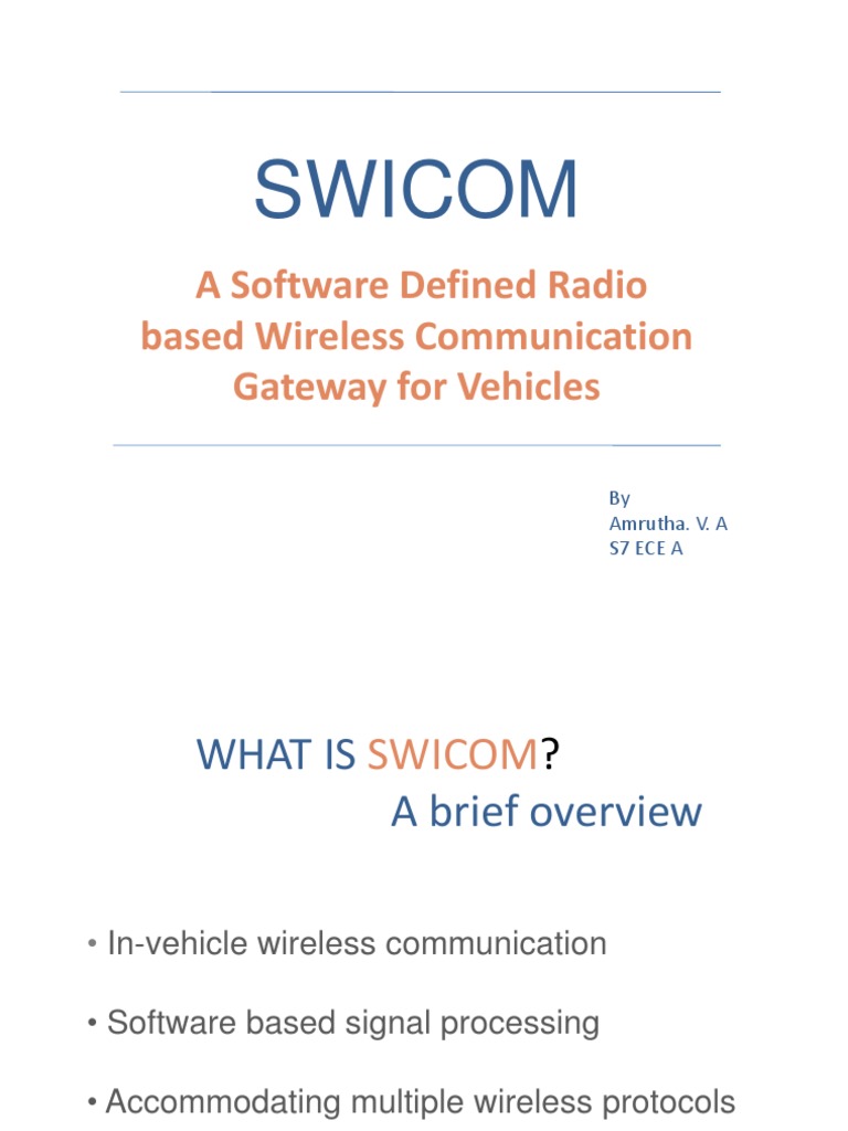 SWICOM | PDF
