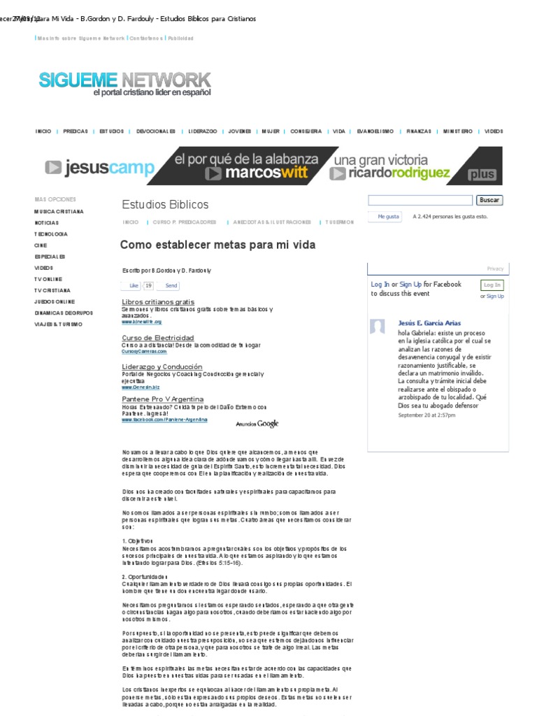 Como Establecer Metas | PDF | Rápido | Verdad