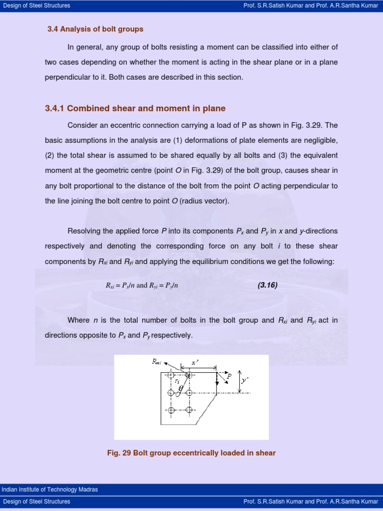 17 Bolt Groups | PDF