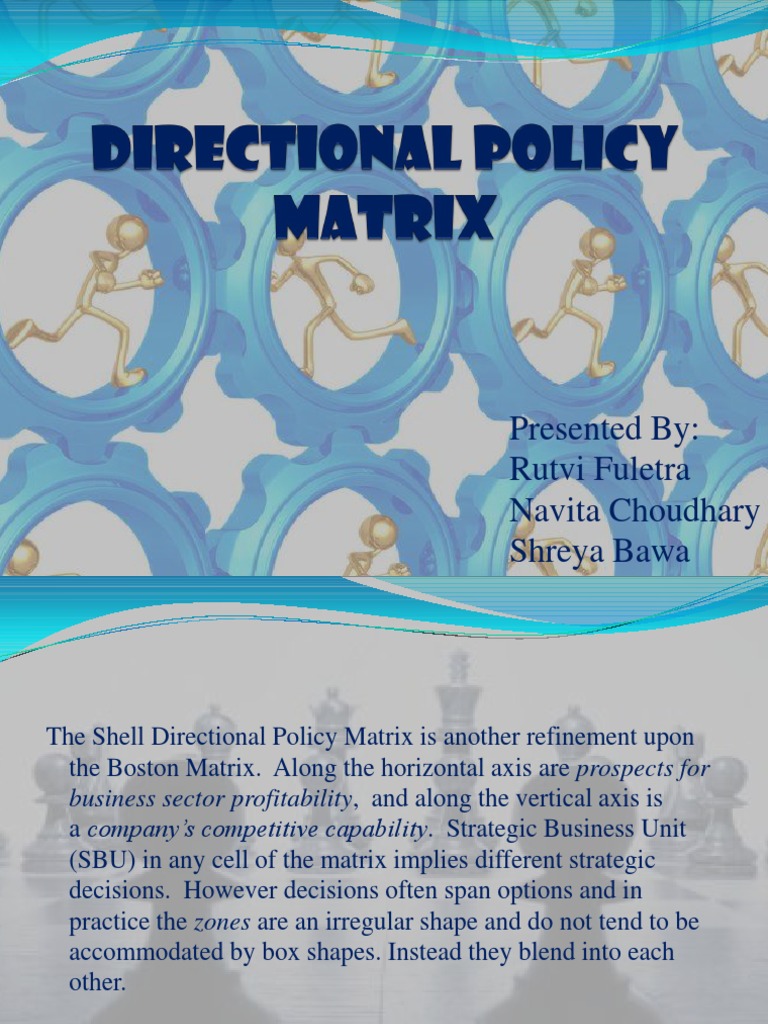 Directional Policy Matrix | PDF | Business | Financial Economics