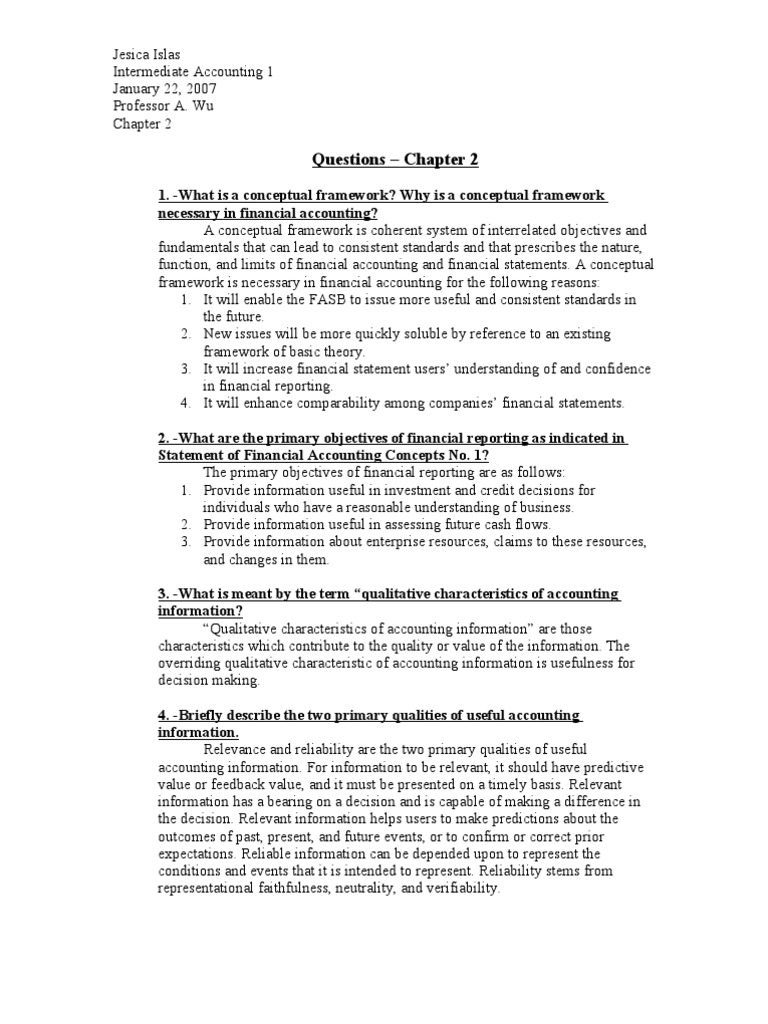 Questions - Chapter 2 | PDF