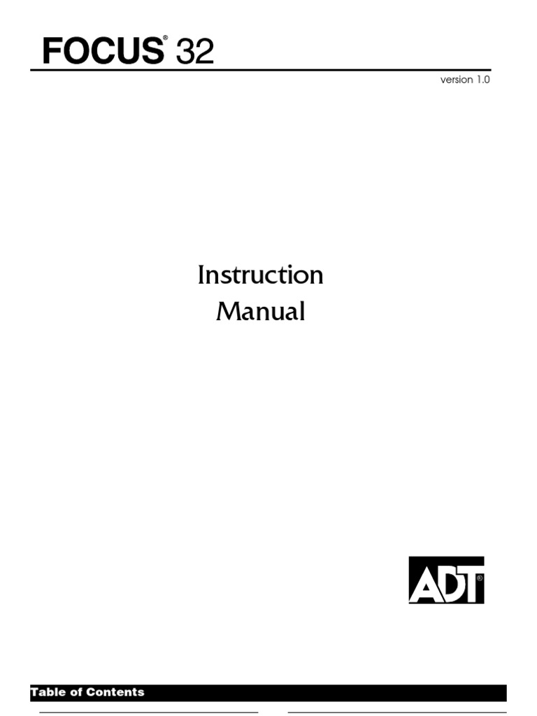 Adt Focus 32 Security System | PDF | Security Alarm | Security