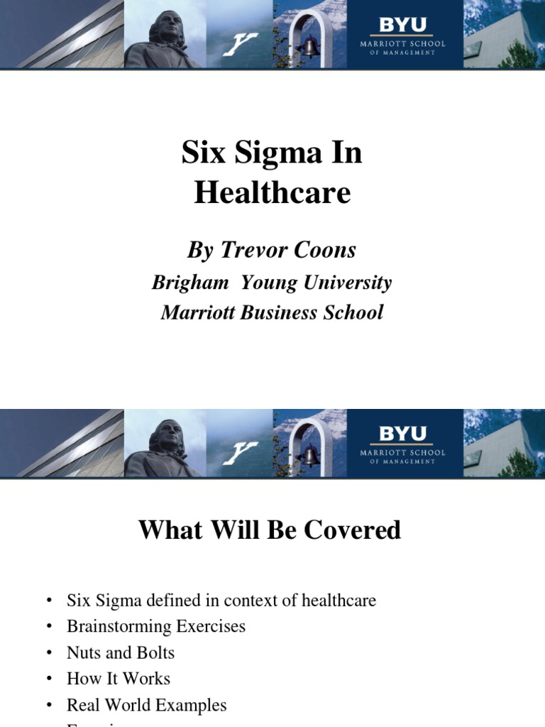 SIX SIGMA in Healthcare | PDF | Six Sigma | Standard Deviation