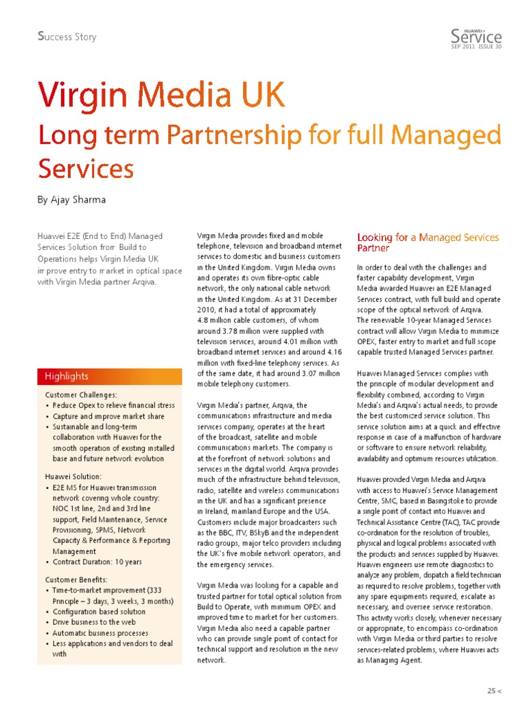 Virgin Media UK | PDF | Provisioning | Telecommunications