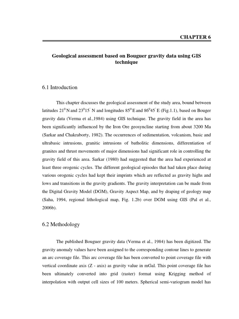 Geological assessment of Bouguer gravity data using GIS | PDF | Geographic Information System ...