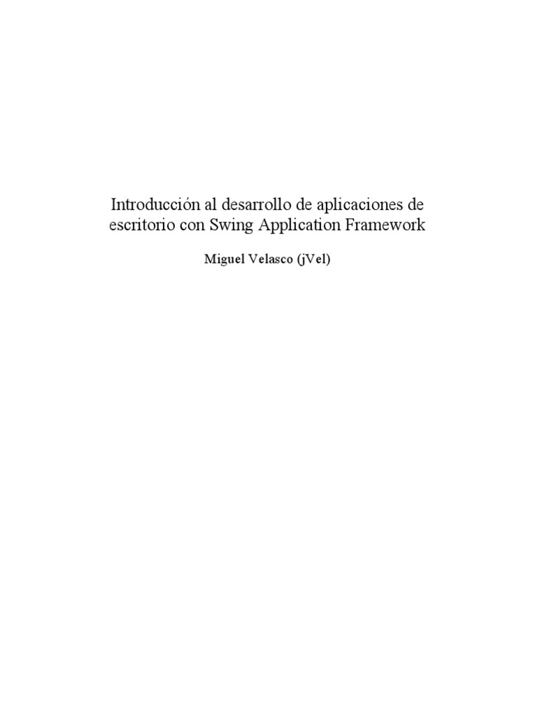 Tutorial Swing App Framework Con NetBeans 6 9 1 | PDF | Tabla (base de datos) | Ventana ...