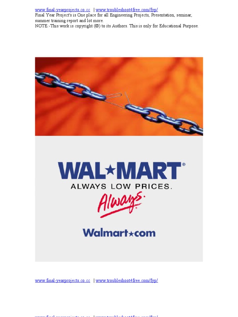 Wallmart Supply Chain Rfid Management | PDF | Radio Frequency ...