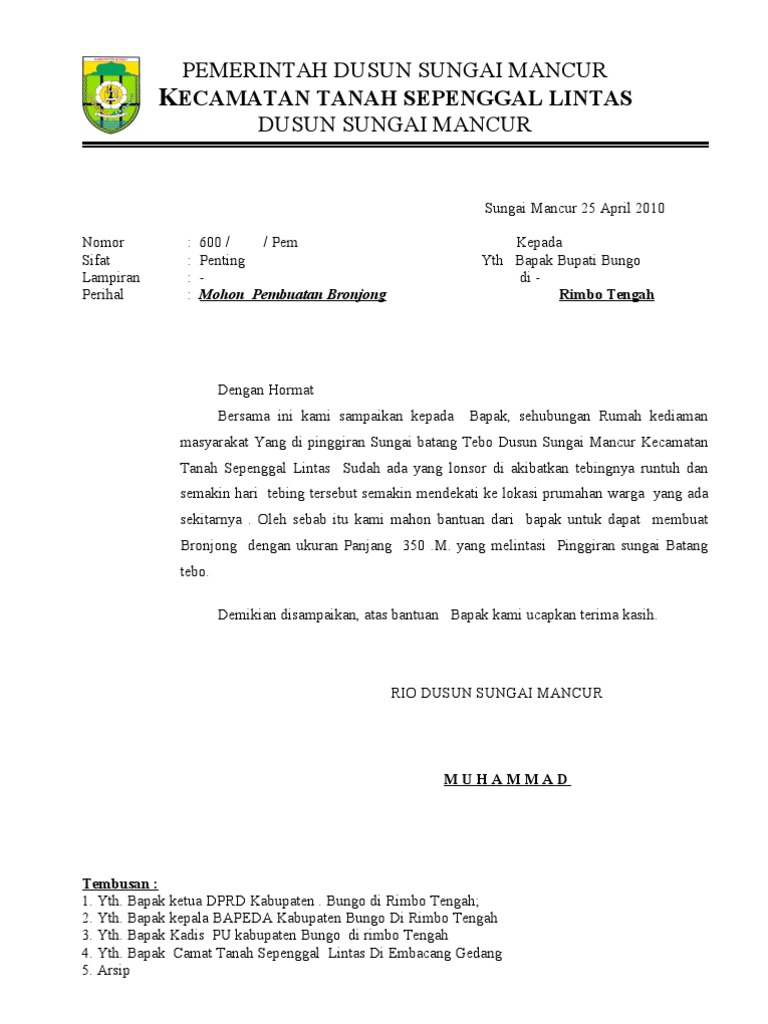 Surat Keluar Pem | PDF