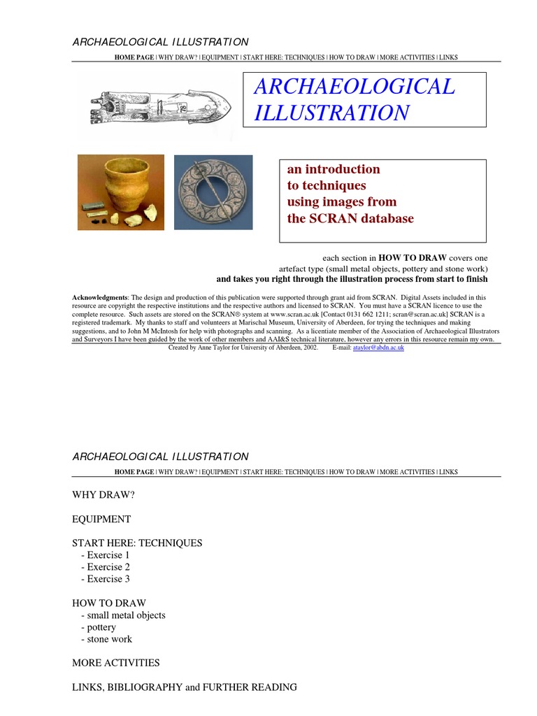 Archaeological Drawing | PDF | Drawing | Pottery