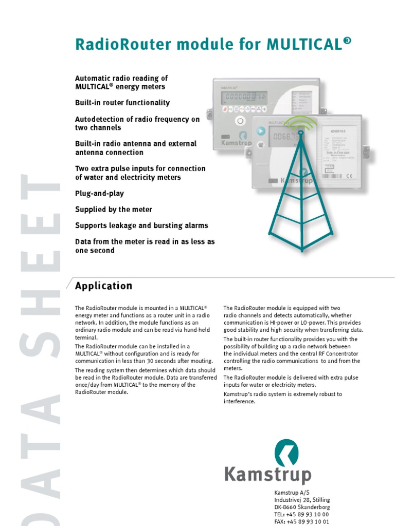 Multical 601 Radio Router | PDF | Radio | Antenna (Radio)