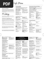 Doorknob Menu | PDF | Food And Drink | Cooking