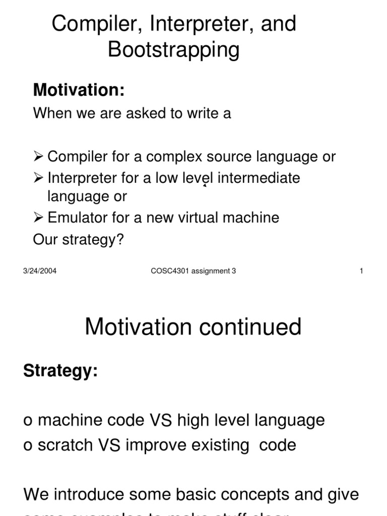 BOOTSTRAPPING | Download Free PDF | Compiler | Java Virtual Machine