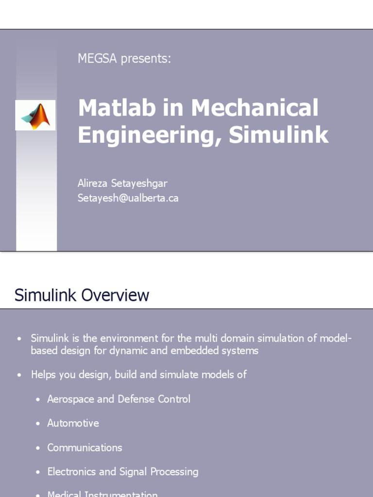 Simulink | PDF | Matlab | Simulation