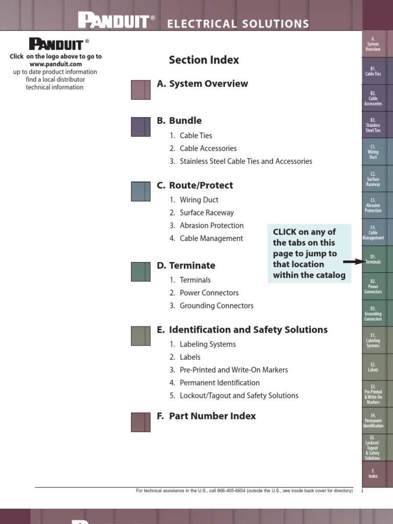 Panduit Electrical Catalog | PDF | Electrical Connector | Electrical Wiring