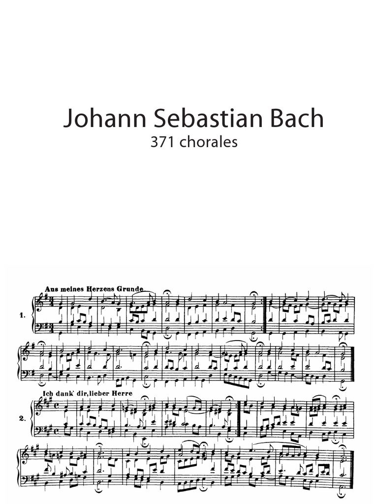 Bach Chorales | PDF