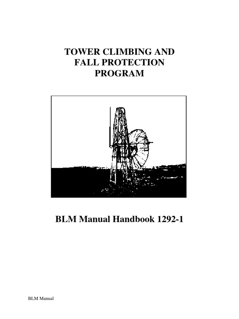 Tower Climbing Safety and Standards Guide | PDF | Personal Protective ...