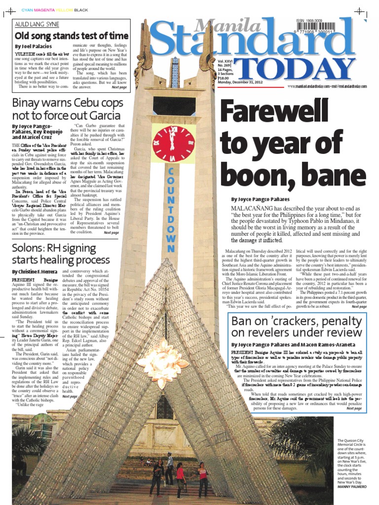 Manila Standard Today - Monday (December 31, 2012) Issue | PDF
