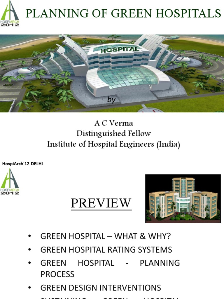 Planning of Green Hospitals | PDF | Leadership In Energy And ...