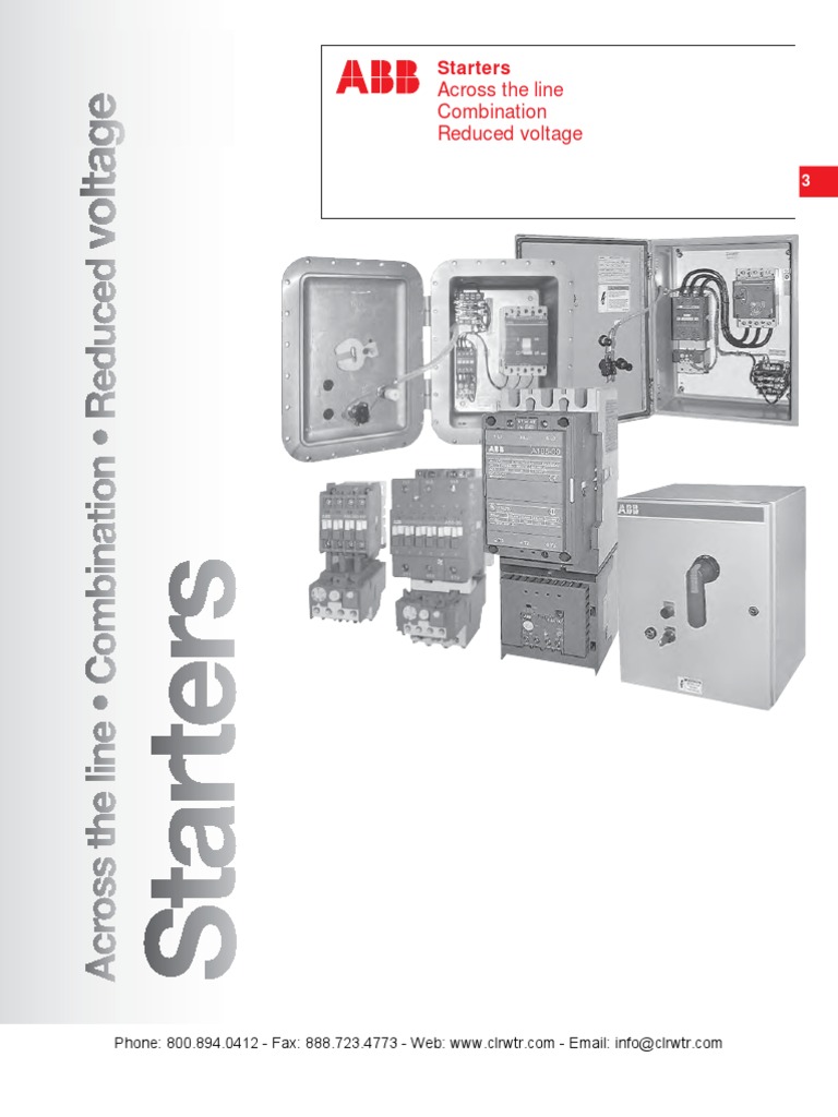ABB - Motor-Starters | PDF | Switch | Electrical Engineering